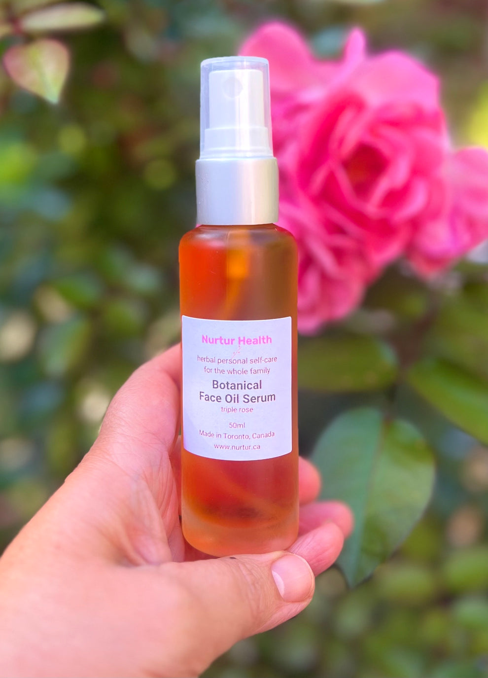 Botanical Face Oil Serum Triple Rose – Nurtur Health