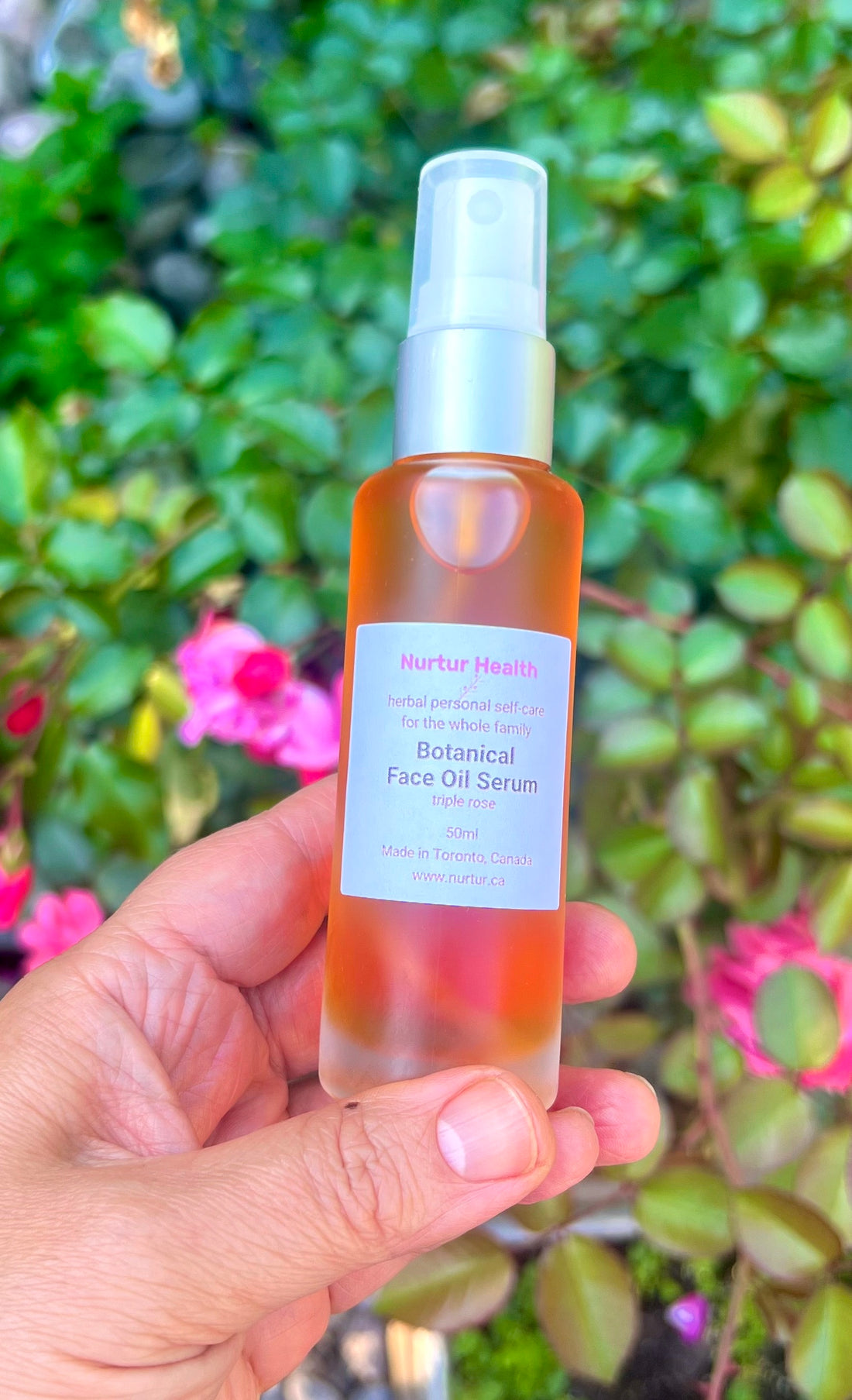 Botanical Face Oil Serum Triple Rose – Nurtur Health