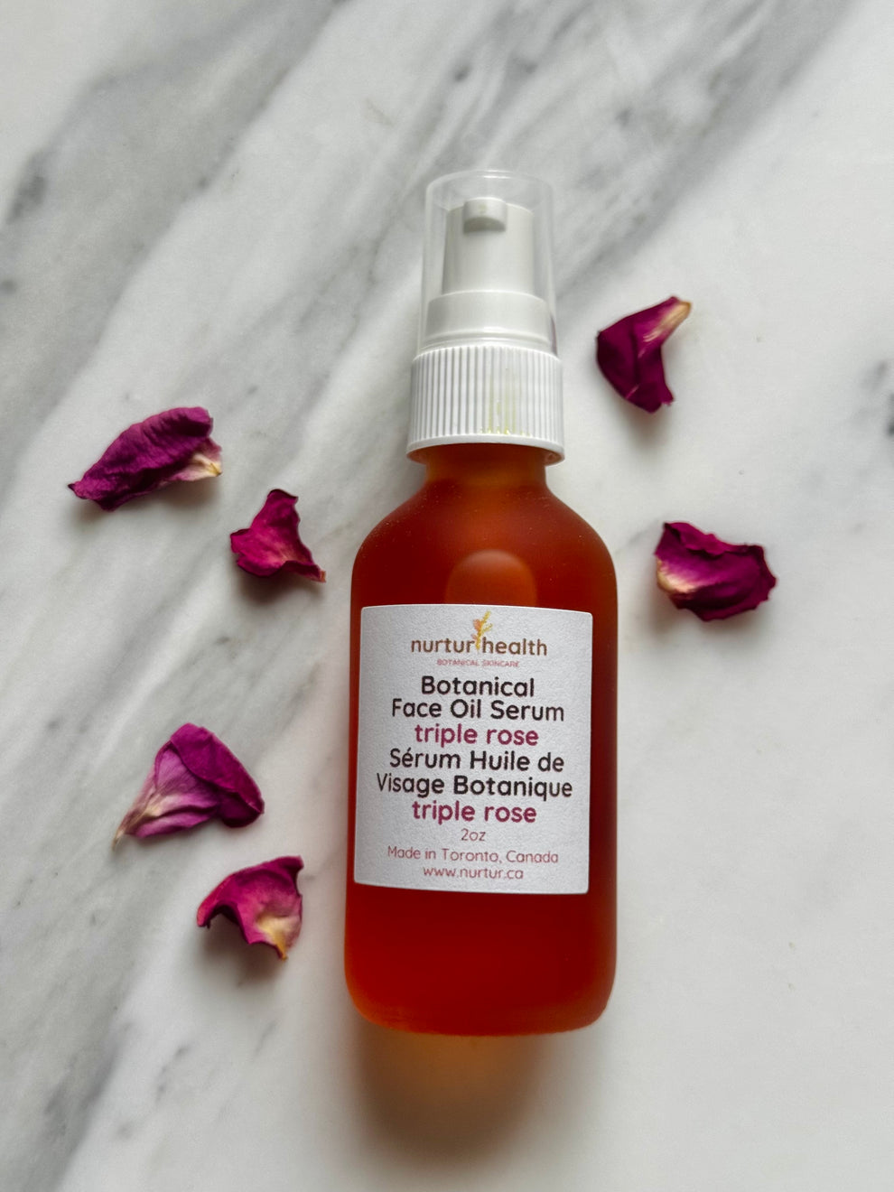 Botanical Face Oil Serum Triple Rose – Nurtur Health