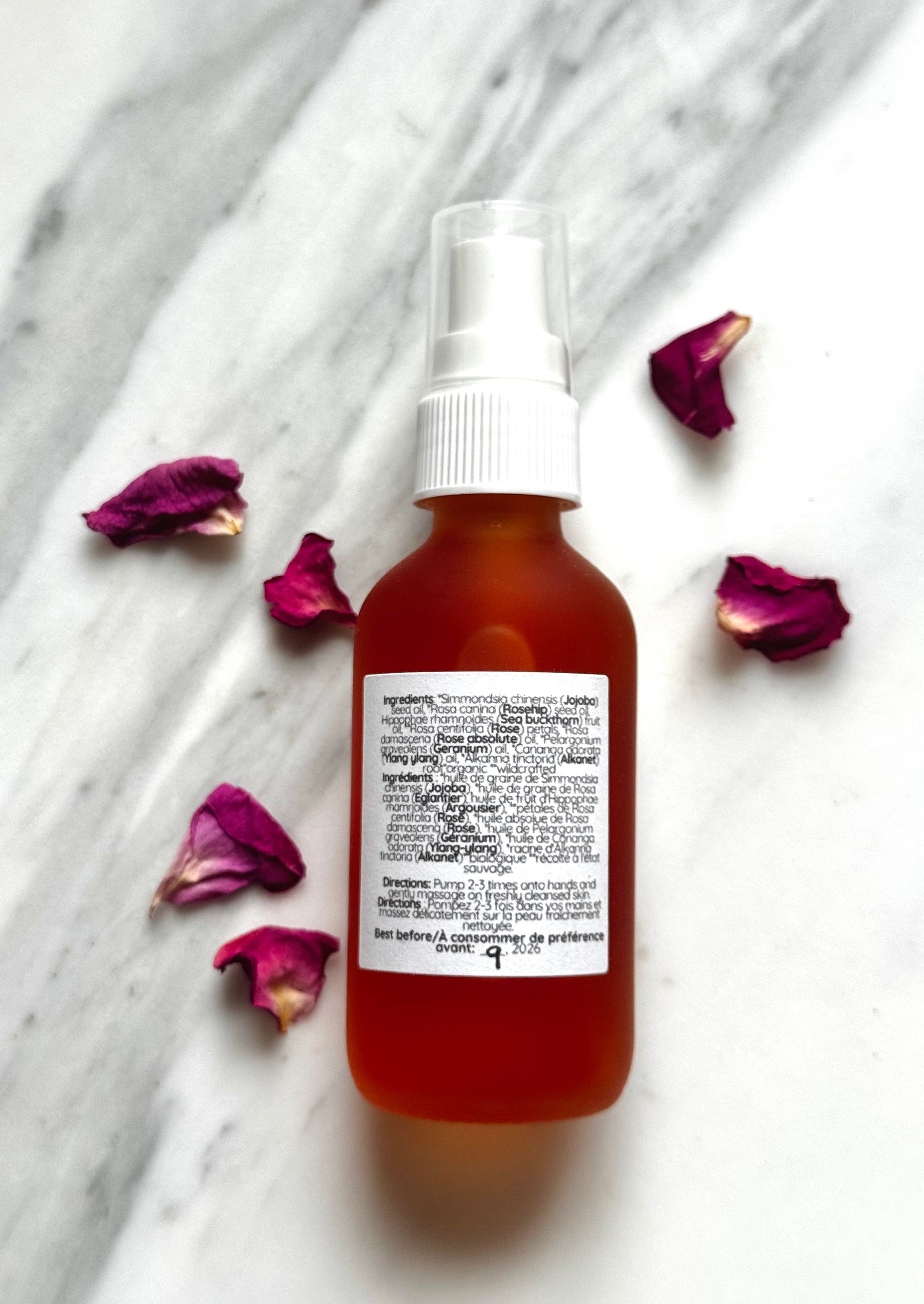 Botanical Face Oil Serum Triple Rose – Nurtur Health